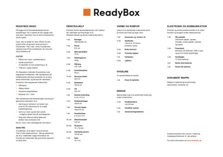 ReadyBox BASIC – Din nødberedskabsboks